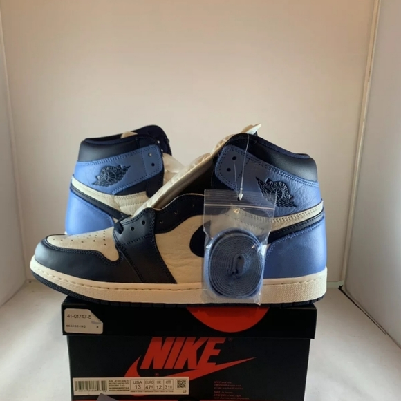Shoes | Jordan 1 Retro Obsidian | Poshmark